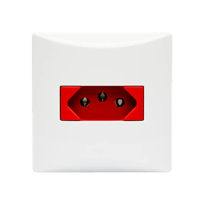 tomadas 1P 20A 250V vermelho 541414 Brava Iriel - Tumelero