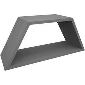 Tumelero | Nicho Em Madeira Half Cinza 54x25cm Muve - Tumelero