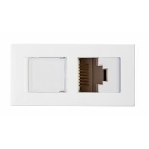 Tumelero | Modulo tomada rj45 revita cat5e branco soprano - Tumelero