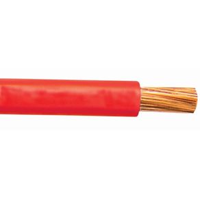 Cabo Flexível 4,0mm 100 Metros Vermelho Rolo Perfil - Tumelero