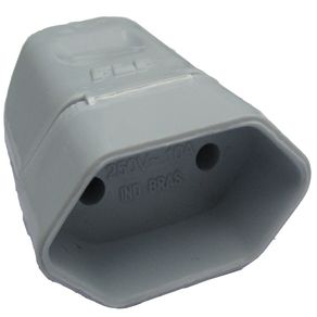 Plug Para Tomada Fêmea 20A 1 Peça Bricopack - Tumelero