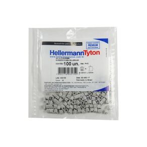 Identificador Para Cabos Hellermanntyton 5 Números 100 Unidades Cinza ...