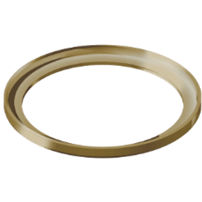 Porta Grelha Redondo 150mm Dourado Novii - Tumelero