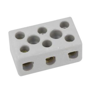 Conector Porcelana Tripolar 6Mm Ct01P Bricopack - Tumelero